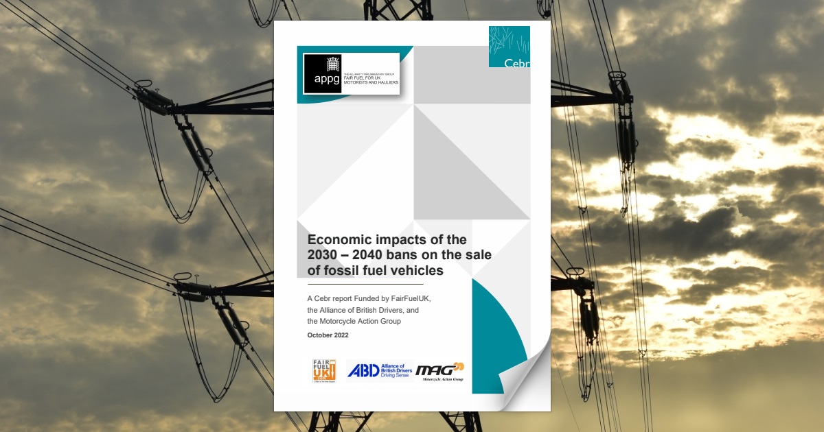 Cebr Analysis of 2030 Ban